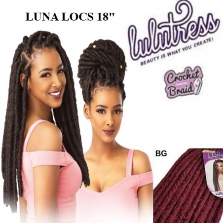 SENSATIONNEL LULUTRESS LUNA LOCS 18" COLOR BG