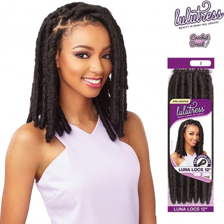 SENSATIONNEL LULUTRESS LUNA LOCS COLOR 2 12"