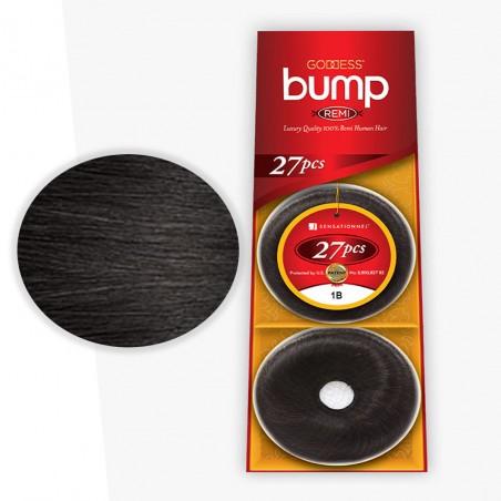 SENSATIONNEL GODDESS BUMP REMI HUMAN HAIR 27" COLOR 1B