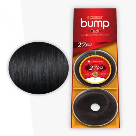 SENSATIONNEL GODDESS BUMP REMI HUMAN HAIR 27" COLOR 1