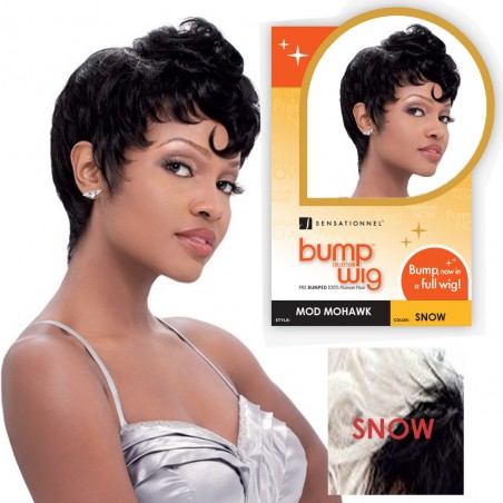 SENSATIONNEL BUMP COLLECTION WIG MOD MOHAWK COLOR SNOW