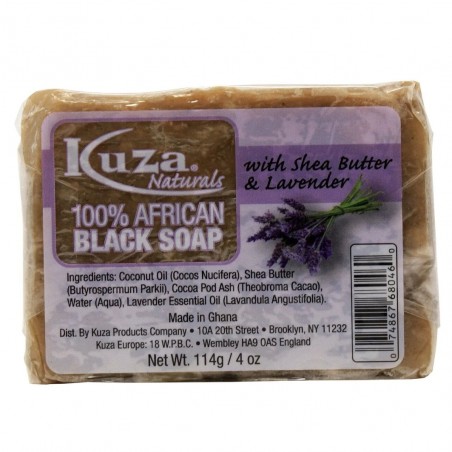 KUZA NATURALS 100% AFRICAN BLACK SOAP