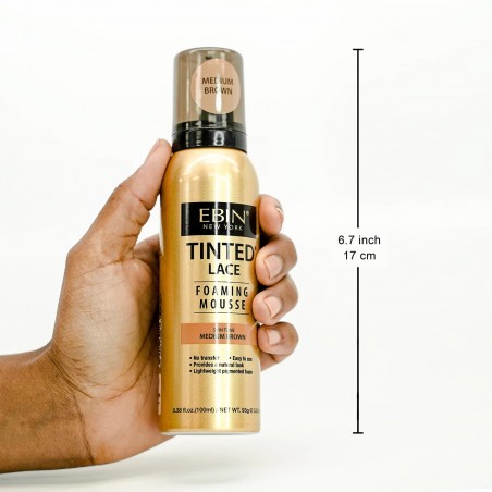 EBIN TINTED LACE MEDIUM BROWN