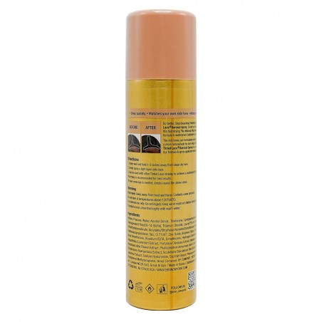 EBIN TINTED LACE AEROSOL SPRAY MEDIUM BROWN