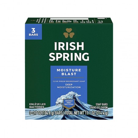IRISH SPRING 3 BARS MOISTURE BLAST
