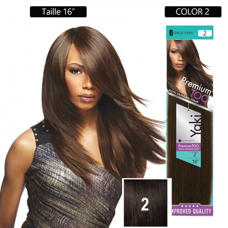 SENSATIONNEL PREMIUM TOO YAKI HUMAN HAIR COLOR 2