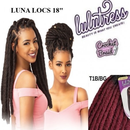 SENSATIONNEL LULUTRESS LUNA LOCS 18" COLOR T1B/BG