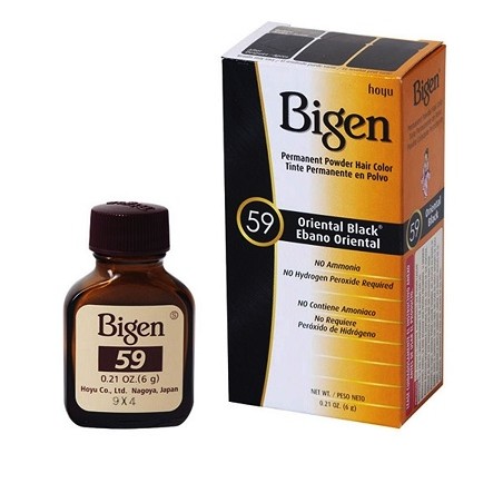BIGEN PERMANENT POWDER HAIR 59 ORIENTAL BLACK