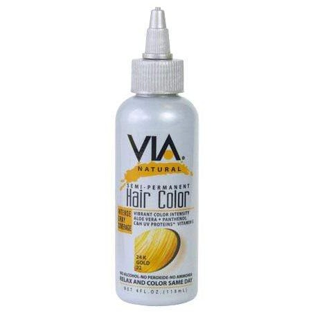 VIA NATURAL SEMI PERMANENT HAIR COLOR 24K GOLD 22